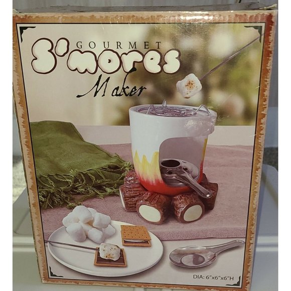 Unbranded | Dining | Goirmet Smores Maker Ceramic Steel Grill Fuel ...